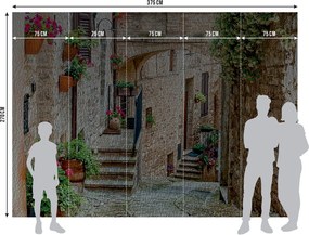 Fototapeta na zed' Italská Ulička | 360 x 254 cm | DFTS1333
