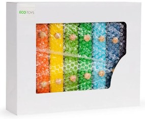 ECOTOYS Dětský dřevěný xylofon Happy