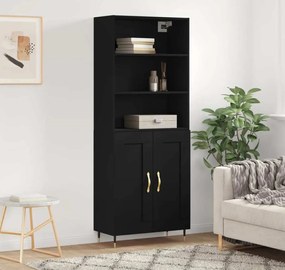 vidaXL Skříň highboard 69,5 x 34 x 180 cm kompozitní dřevo [3189934] Barva: Bílá