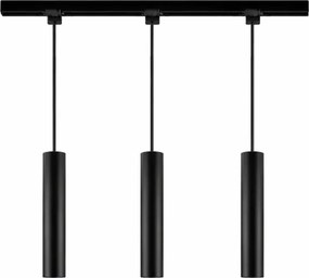 Philips - LED Stm. lustr na lanku v lišt sys EASYLINK 3xGU10/4,7W/230V 1m černá