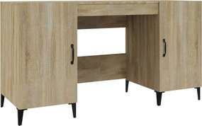 vidaXL Psací stůl 140 x 50 x 75 cm kompozitní dřevo [812774] Barva: hnědý dub