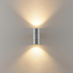 IMPR 731232 Deko-Light venkovní nástěnné přisazené svítidlo Achernar Up and Down, 2x max. 35 W GU10, světlešedá - DEKOLIGHT