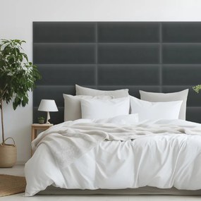 Sametový čalouněný panel - Obdélník - 60x20cm Farba: Grafit
