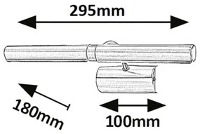 Rabalux 3643 - LED Obrazové svítidlo PICTURE LIGHT 2xG9/2W/230V