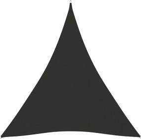 vidaXL Stínící plachta oxfordská látka trojúhelníková 5x6x6 m [135621] Barva: antracitová
