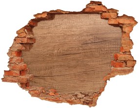 Wallmuralia Fototapeta díra na zeď Dřevěné pozadí 90x70 cm