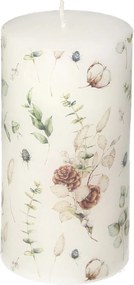 Svíčka Bianca 13cm flowers