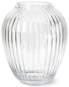 KÄHLER Skleněná váza Hammershøi Clear 18,5 cm, čirá barva, sklo