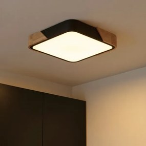 Brilagi - LED Stmívat. svítidlo PILANA LED/48W/230V dub/černá 42x42 cm + DO
