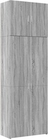 Skříň highboard šedá sonoma 80 x 42,5 x 249 cm kompozitní dřevo 3281369