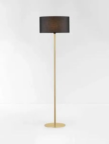 LED černo-zlatá stojací lampa Sibnia