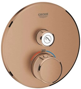 Grohe Grohtherm SmartControl - Termostatická baterie pod omítku, kartáčovaný Warm Sunset 29118DL0