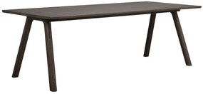 ROWICO Jídelní stůl CLAPPERTON 220x95 cm tmavě hnědý