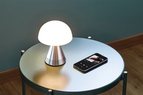 Led lampa Mina Audio s bluetooth reproduktorem L zlatá