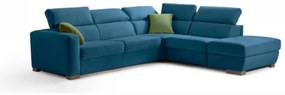 Pregio Italia sofa&relax Moderní rohová sedačka MAJESTY Provedení: 3 rozkládací + roh + 1 s ukonč., Vzorník látek: tekno fibra 32 grey