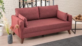 Hanah Home Pohovka BELLA bordó 177 cm 825BLC1515