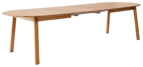 Rozkládací jídelní stůl z dubového dřeva v přírodní barvě 100x220 cm Amalfi – Hammel Furniture