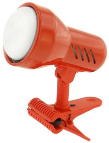 Lampička s klipem Temar E27 velká červená