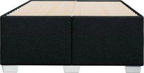 Rám postele bez matrace černý 120 x 200 cm textil 3284466