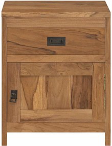 Noční stolek masivní teak 40 x 30 x 50 cm 244484
