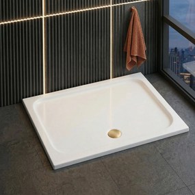 Rea, Sprchová vanička akrylová Rea Belmond White 80x100, KPL-04372