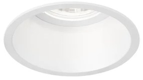 Wever & ducré kulaté zapuštěné stropní svítidlo deeper ip44 ceiling rec 1.0 led 1800-3000k w tree bílá matná
