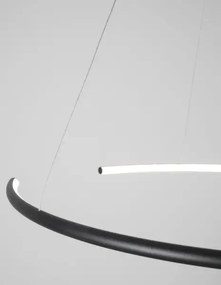 LED lustr Breda 70 černé