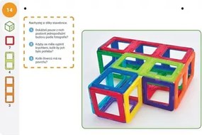 MAGFORMERS Geometrie 2: Rovina a prostor - box 43 dílků
