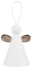 Räder Porcelánový závěsný zvonek ANDĚL se stříbrnými křídly