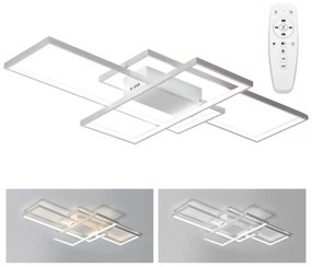 Stropní svítidlo LED Rectangle + ovladač bílé