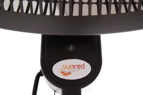Sunred SMQ2000A černá / Křemenné topidlo / 2000 W / stojanové proveden