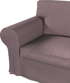 Potah na pohovku IKEA Ektorp 2-místná s lenoškou barva růžová látka pletený vzor
