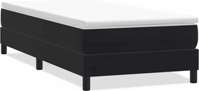 Postel Box Spring bez matrace černá 90x220 cm samet 3315857