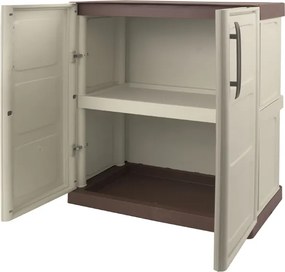 Plastová skříň S Line, nízká, 700 x 390 x 855 mm