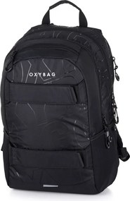 Oxybag Studentský batoh + etue - OXY Sport Font White