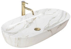 Rea Cleo umyvadlo, 81 x 41 cm, imitace kamene Aiax, REA-U8404