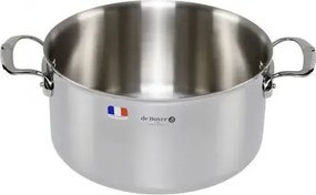 De Buyer Affinity Hrnec s poklicí 28 cm stříbrná