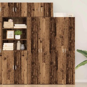 Úložná skříňka 2 ks Staré dřevo 70 x 42,5 x 225 cm 3365635