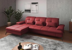 XXXLutz ROHOVÁ SEDAČKA, kůže, červená Sit & More - Sedací soupravy - 000144012110