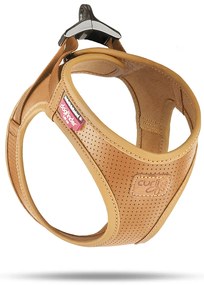 CURLI Postroj pro psy z jablečné kůže Brown 2XS, 2-4 kg