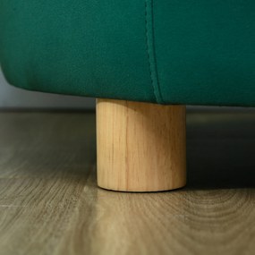 PawHut pelíšek pro psy Elegantní pohovka pro psy s měkkým potahem a dřevěnými nohami, 65x64x37cm| Aosom