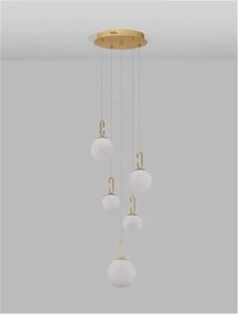 Závěsné LED svítidlo NOVA LUCE HOOK 30,49W 3000K 9695222 stmívatelné Triac