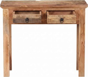 Konzolový stolek 90,5x30x75 cm masivní akácie recyklované dřevo 320381
