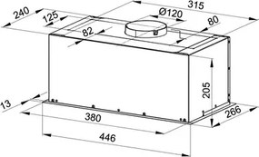 Odsavač par MPM-45-OW-05 / Odsavač par