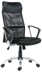 Kancelářská židle ANTARES TENNESSEE s vysokým opěrákem, černá