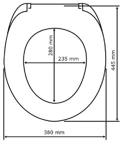 WC sedátko Wenko Fish & Cat, 45 x 37,5 cm