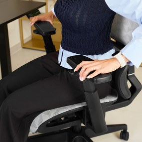 Ergonomické křeslo Preda – Šedý
