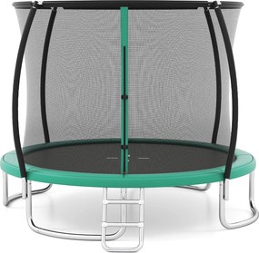 Costway Trampolína venkovní se žebříkem kulatá zahradní