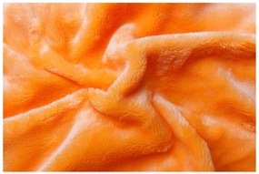 Svitap Prostěradlo mikroflanel oranžová (svítivě)  90x200x20 cm