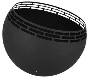 Esschert Design Ohniště ve tvaru koule černé